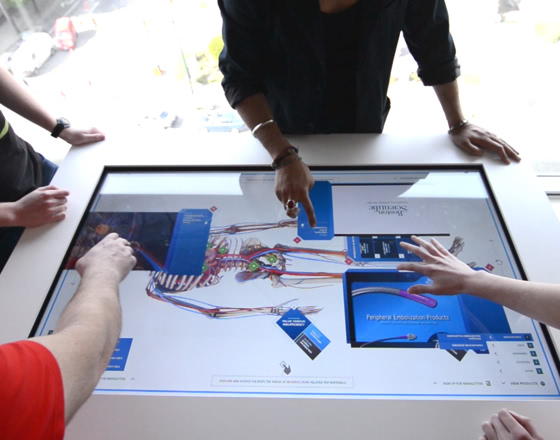 Boston Scientific | Tabletop Interactive Exhibit - TBA Digital